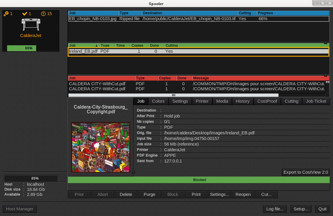 How to block a job via the Spooler? – Caldera HelpDesk